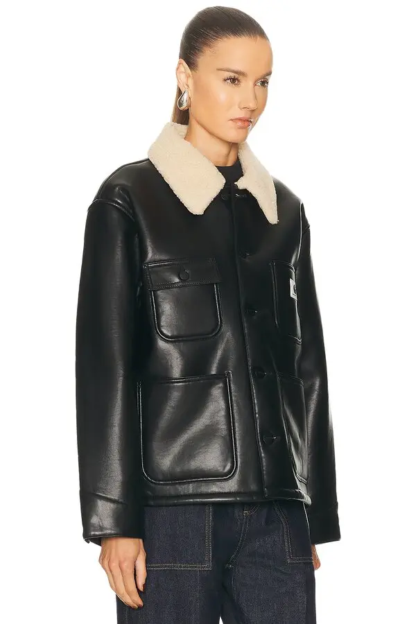 Carhartt Work In Progress Shepton Og Michigan Coat - Black